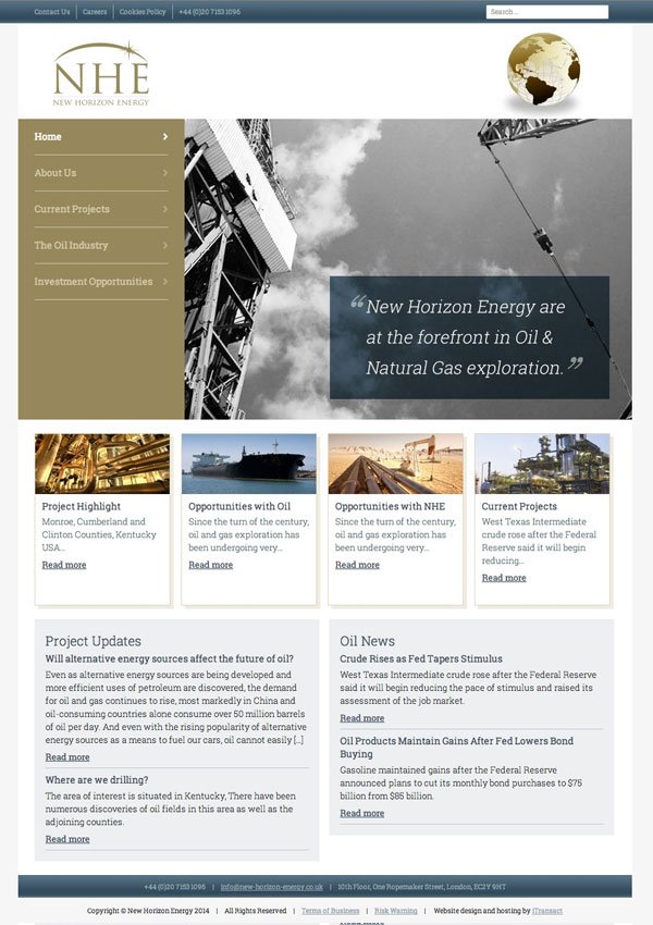 Website: New Horizon Energy