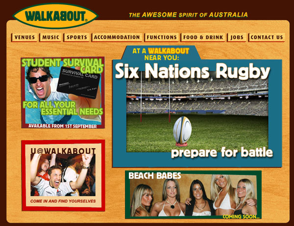 Website: Walkabout Bars